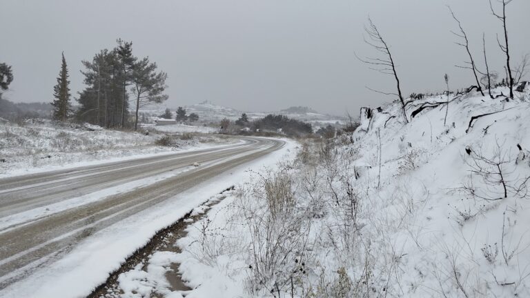 Ασθενής χιονόπτωση στα ορεινά της Εύβοιας – Σε αυξημένη ετοιμότητα οι υπηρεσίες - E-Sterea.gr